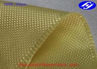 China 1500D 220GSM Kevlar Aramid Fiber Plain Fabric with Acid/Alkali Resistance and 0.28mm Thickness for sale