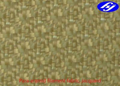 China Jacquard Aramid Fiber Fabric 1000D 200GSM for Structural Decoration for sale