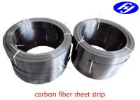 China Black Carbon Fiber Sheet Strip Bridge Structural Reinforcement Lath 50mm Width High Strength Building Material for sale