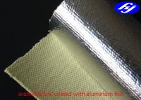 China Acid Alkali Resistant Aramid Fiber Fabric with Aluminum Foil Coating - High Temperature Insulation Material for sale