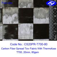 China T700 Carbon Fiber Spread Tow Fabric 20mm Wide 80gsm - Ultra Light Weight for Aerospace & Automotive for sale
