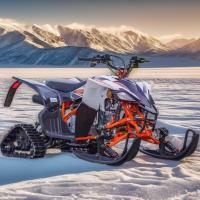 China 125CC Snowmobile Track Motorcycle with Electric Start Engine for sale
