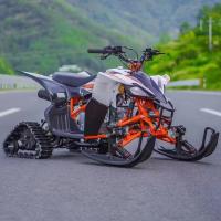 China 125cc Snowmobile ATV Engine Sledge Snow Bike with Electric Start and Wheels/Track for sale