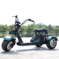 China Unisex 2000W Powerful 3 Wheel Fat Tire Suspension Electric Scooter 5-6H Charging Time for sale