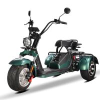 China Unisex 2000w Citycoco Electric Scooter with 3 Wheels and 60-80km Range Per Charge for sale