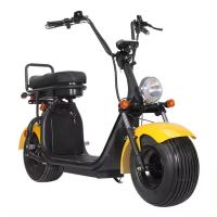 China Electric Fat Tire Citycoco Scooter 1500w Motorcycle Chopper with Max Speed 41-50km/h for sale