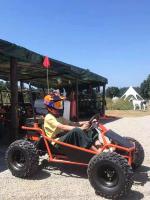 China Snow and Sand Tracks 1000W Shaft Drive Go Kart Aotong Motor Electric Golf Buggy for sale