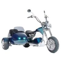China Electric Sidecar Motorcycle with Pet Carrier 1000W-3000W 60-80km Range 41-50km/h Max Speed for sale