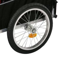 China Outdoor Travel Pet Trailer with Foldable Design and Wheels Other Trailers Tire Front 14 for sale