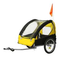 China Stainless Steel Baby Bicycle Trailer with Pet Trailer Dog 150*90*105CM Rear 20