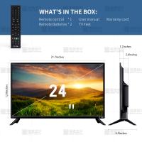 China 24 Inch Class 720P HD LED TV With 60Hz Refresh Rate And Built In DVD Player for sale