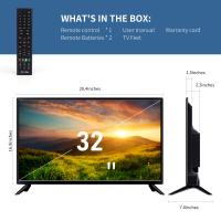 China 32'' Smart LED TV With Build In DVD Player Dual Channel 8W Speakers Monitor Television for sale