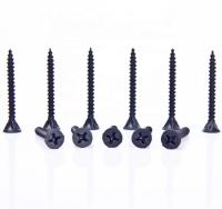 China Black Self-Drilling Concrete Screws M3.5-M4.8 Twin Thread Drywall Screws 13-150mm Length Range for sale
