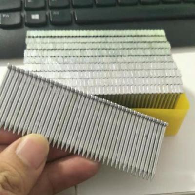 China ST Concrete Brad Nails 6mm Electro Galvanized Flat Head for Woodworking - ISO Certified Carbon Steel for sale