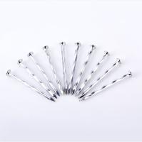 China Angular Spiral Concrete Nails P-Head Electro Galvanized 3.0mm-4.5mm Diameter for Construction for sale