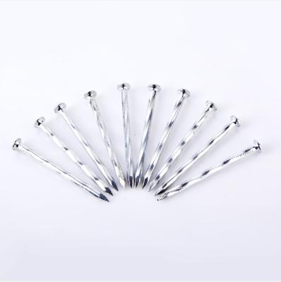 China Angular Spiral Concrete Nails P-Head Electro Galvanized 3.0mm-4.5mm Diameter for Construction for sale