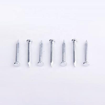 China 1 Inch Grooved Shank Concrete Nails 3.0mm Diameter High Strength Rust Resistant Construction Fasteners for sale