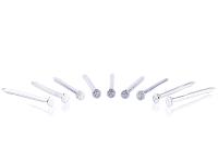 China 1 Inch Grooved Shank Concrete Nails 3.0mm Diameter High Strength Rust Resistant Construction Fasteners for sale