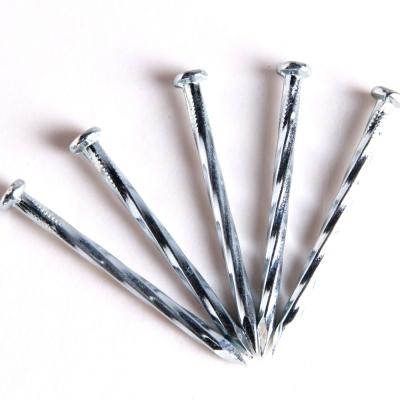 China 45# 55# Carbon Steel Concrete Nails 13-150mm Length with Multiple Shank Types for Construction Applications for sale