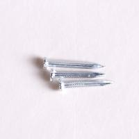China 45# 55# Carbon Steel Concrete Nails - Silver Galvanized Finish, 10 Ton MOQ, 20-25 Day Delivery for sale