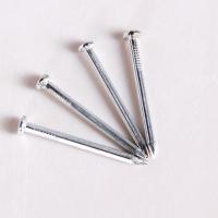 China 45# 55# Carbon Steel Concrete Nails - Silver Galvanized Finish, 10 Ton MOQ, 20-25 Day Delivery for sale