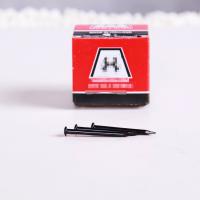 China 50mm Black Concrete Nails with Mushroom Head - Carbon Steel Masonry Nails for Wood and Metal Attachment for sale