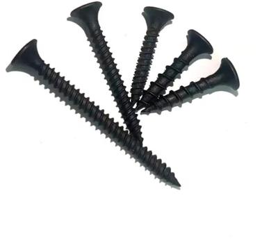 China 3.5mm 4.2mm Carbon Steel Self-Tapping Drywall Screw with Black Phosphate Finish for Metal and Wood Studs for sale