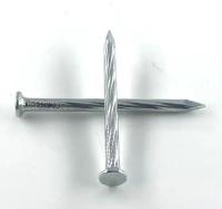 China 45# Carbon Steel Electro Galvanized Angular Spiral Concrete Nails 1.4-5.0mm Diameter 13-150mm Length for sale