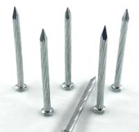 China 45# Carbon Steel Electro Galvanized Angular Spiral Concrete Nails 1.4-5.0mm Diameter 13-150mm Length for sale