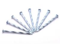 China Carbon Steel Angular Spiral Twist Concrete Nails 3/4 to 6 Inch Sizes for Building Construction for sale