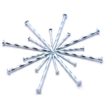 China Spiral Steel Galvanized Concrete Nails 45#/55# Carbon Steel Construction Fasteners 10 Ton MOQ for sale