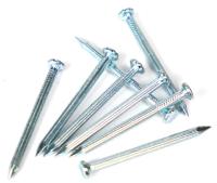 China 6 Inch Silver White Galvanized Concrete Nails - 45#/55# Carbon Steel, 13-150mm Length, 1.4-5.0mm Diameter for sale