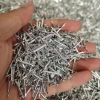 China Electro Galvanized Masonry Nails 14mm-150mm Diamond Point Cable Clip Nails High Carbon Steel Construction for sale