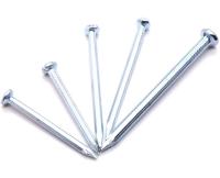 China Silver Hardened Steel Concrete Nails 45# 55# Carbon Steel Box Packing 3/4 to 6 Inch for sale