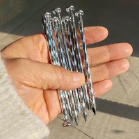 China Hardened Steel Concrete Nails Flat Head Diamond Point Galvanized 1.3mm-12mm for sale