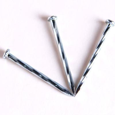 China Hardened Steel Concrete Nails Flat Head Diamond Point Galvanized 1.3mm-12mm for sale