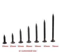 China Zinc Coated Drywall Screws C1022a Steel 8mm Head Black Grey Phosphate Finish for Wood and Metal Studs for sale