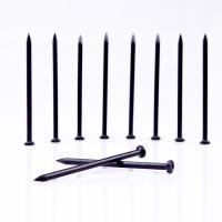 China Black Concrete Nails 20mm-100mm Carbon Steel Masonry Fasteners with Boiled Surface Treatment for sale