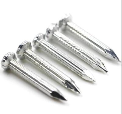 China Galvanized Steel Concrete Nails 2 Inch 45# Carbon Steel for Metal Building for sale