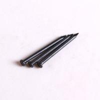 China Hardened Black Steel Masonry Nails 20mm-100mm Carbon Steel Concrete Fasteners with Diamond Point for sale