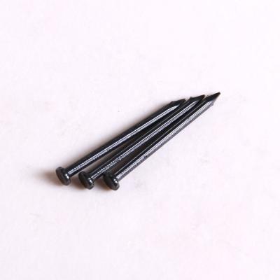 China Hardened Black Steel Masonry Nails 20mm-100mm Carbon Steel Concrete Fasteners with Diamond Point for sale