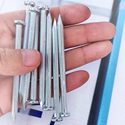 China Zinc Plated Steel Concrete Nails Flat Head Carbon Steel 45# 55# ODM for sale