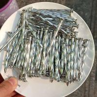 China Electro Galvanized Concrete Nails 14mm-150mm High Carbon Steel Construction Fasteners with Diamond Point for sale