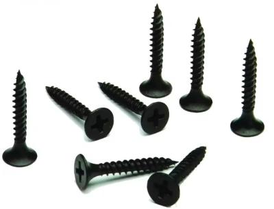 China Black Phosphate Self-Tapping Drywall Screws 13-100mm Length 3.5-4.2mm Diameter C1022A Steel for sale