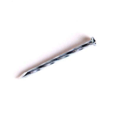 China 45# 55# Carbon Steel Angular Spiral Concrete Nails 3/4-6 Inch Size with 53-57 HRC Hardness and Galvanized Surface for sale