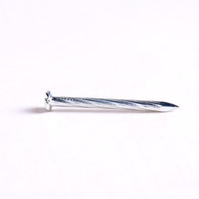 China 1-5 Inch Galvanized Twisted Shank Concrete Nails - 45#/55# Carbon Steel Construction - 10 Ton MOQ for sale