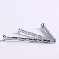 China 1-5 Inch Galvanized Twisted Shank Concrete Nails - 45#/55# Carbon Steel Construction - 10 Ton MOQ for sale