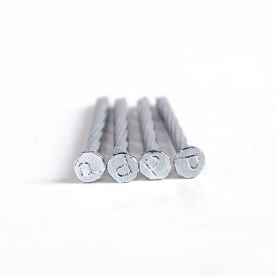 China OEM Twisted Shank Nails 45#/55# Carbon Steel HRC53-57 Hardness for Building Construction for sale