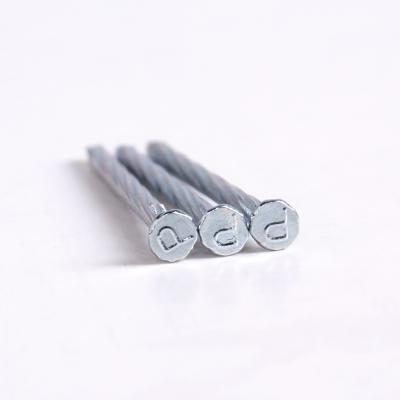 China Customized 45# Carbon Steel Twisted Shank Concrete Nails - 10 Ton MOQ, 20-25 Day Delivery for sale