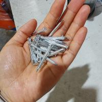 China Diamond Point Galvanized Steel Concrete Nails 1.3mm-12mm Head for Building Construction for sale